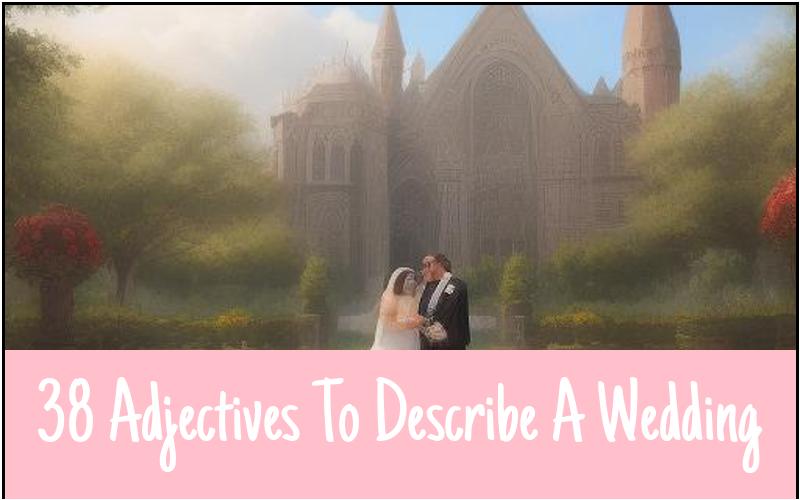 38 Adjectives To Describe A Wedding - Vivid Writing Tips