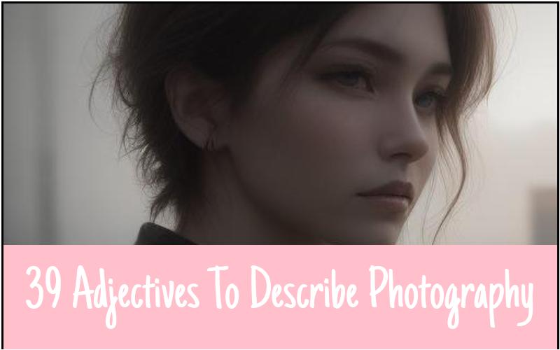 39 Adjectives To Describe Photography - Vivid Writing Tips