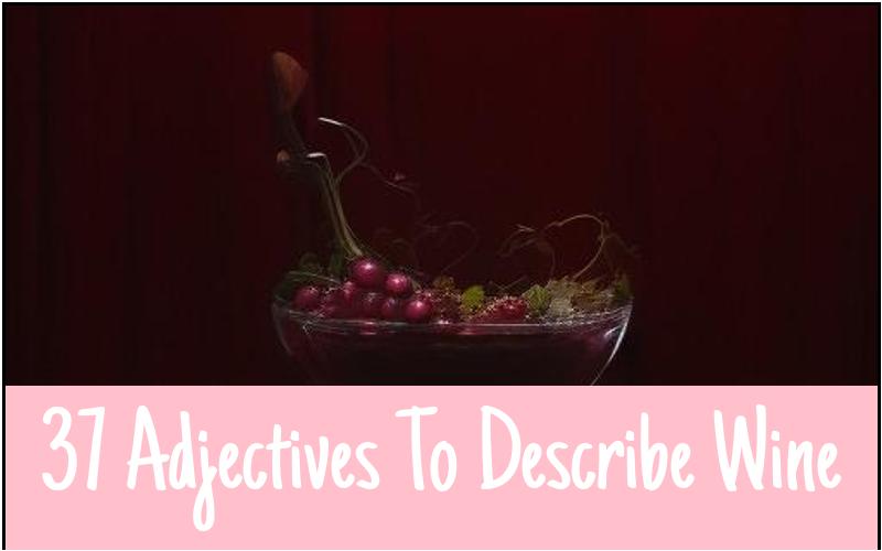 37 Adjectives To Describe Wine - Vivid Writing Tips