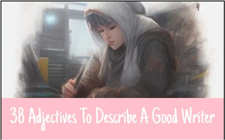 38 Adjectives To Describe A Good Writer - Vivid Writing Tips