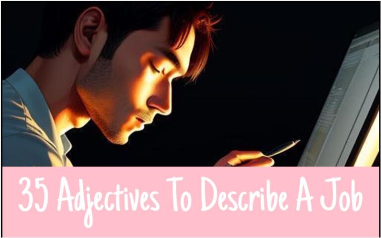 35 Adjectives To Describe A Job - Vivid Writing Tips