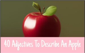 40 Adjectives To Describe An Apple - Vivid Writing Tips