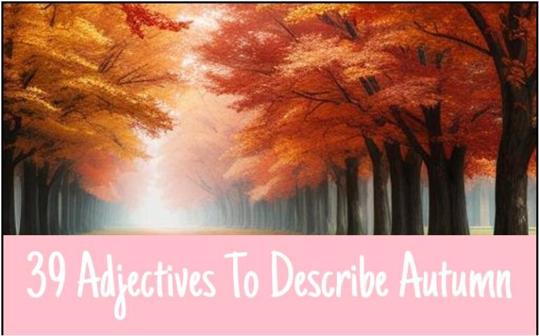 39 Adjectives To Describe Autumn - Vivid Writing Tips